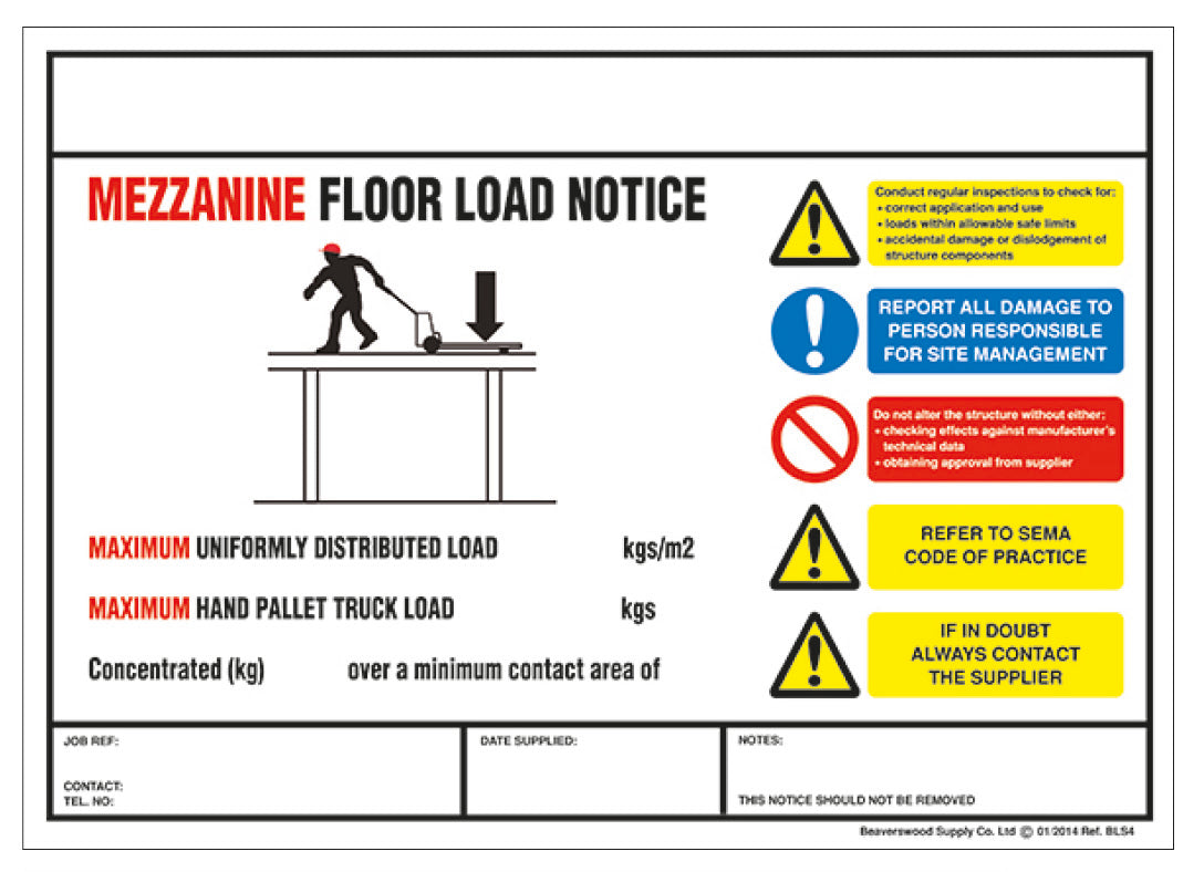 Professional Heavy-Duty Loading Signs | Beaverswood UK | Certified ...