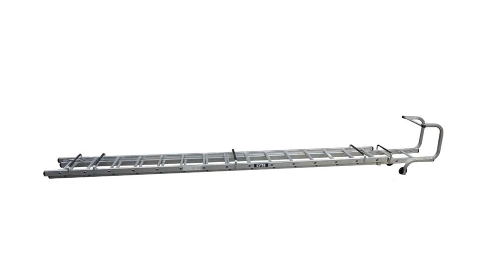 Lyte TRL245 Double Section Roof Ladder for Professional Roofing (TRL24 ...